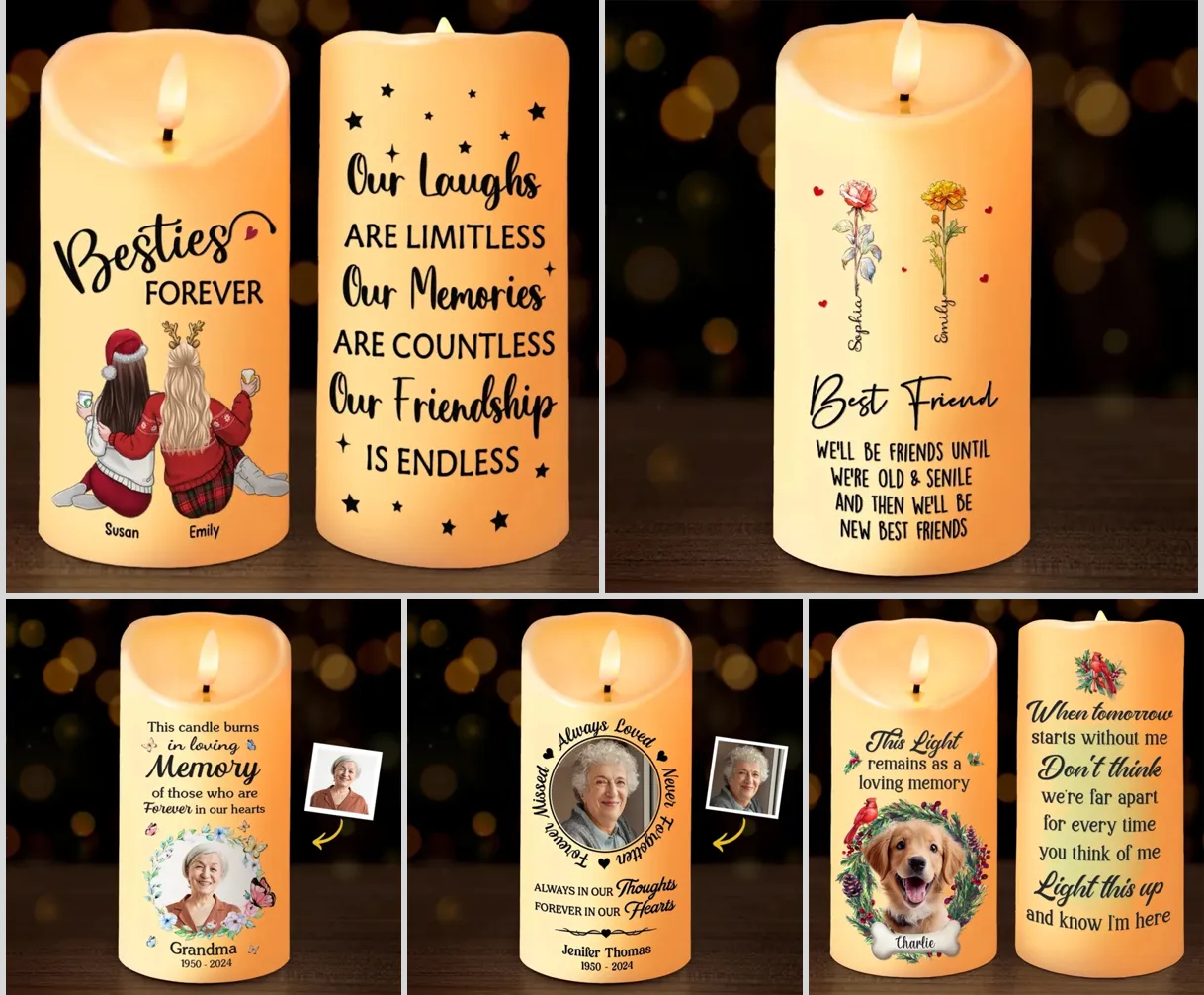 Custom LED Candle – PawUnique
